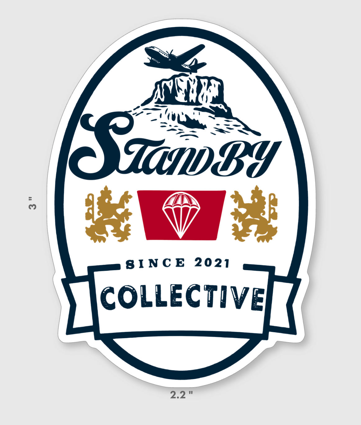 SBC Mountain Fresh Sticker – Stand By Collective